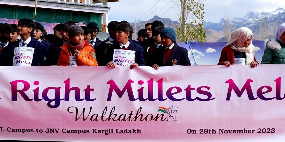 CEC Kargil Inaugurates Eat Right Millet Mela at JNV Kargil - Voice of ...